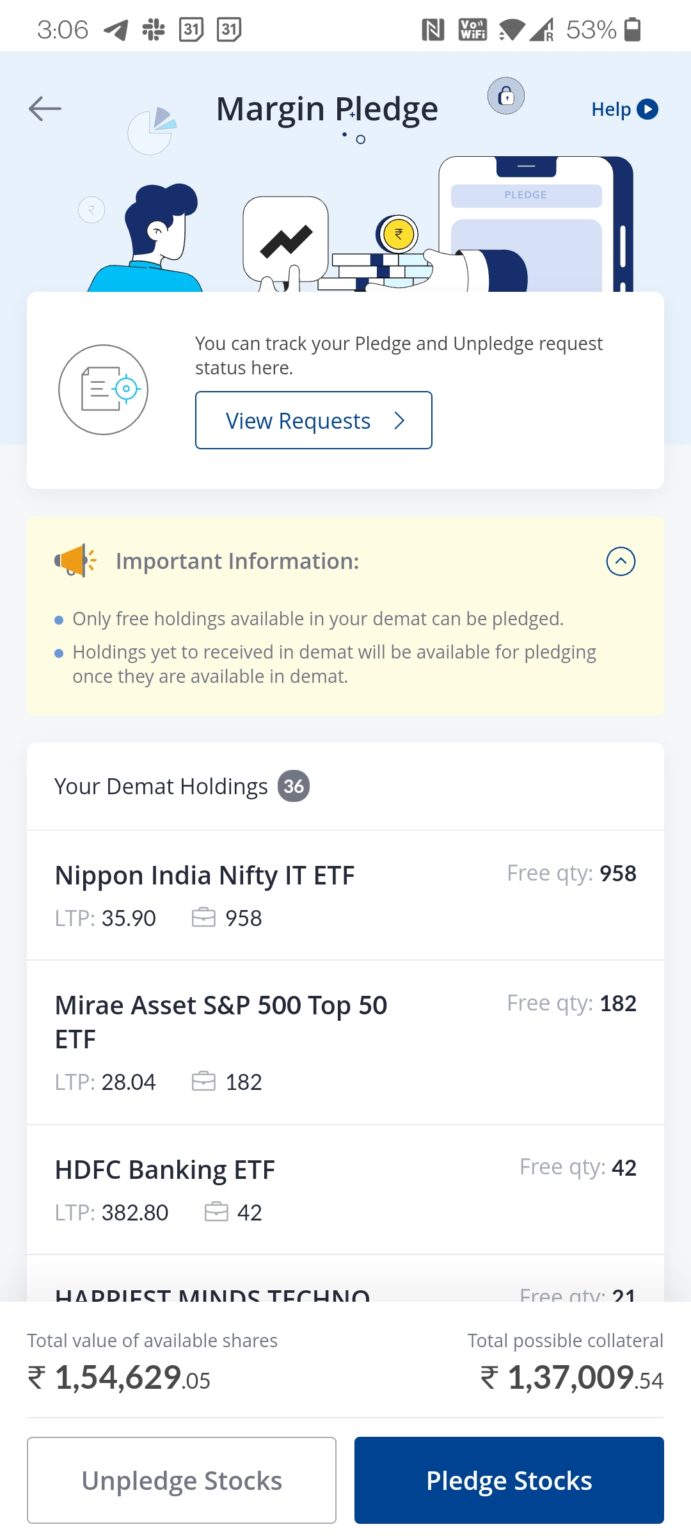 How To Pledge & Un-pledge Stocks On Paytm Money
