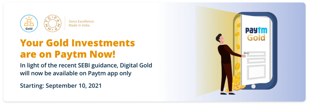 Important Update: Digital Gold Offerings On Paytm