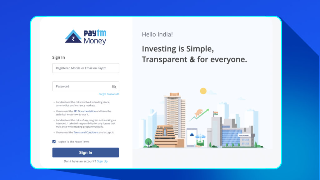 How to create API Key and Secret | Paytm Money Blog