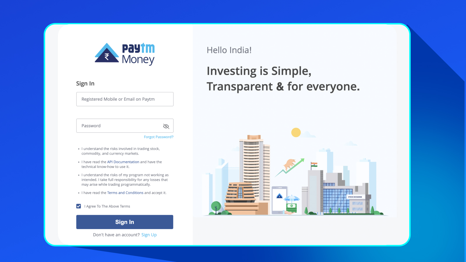 How to create API Key and Secret | Paytm Money Blog