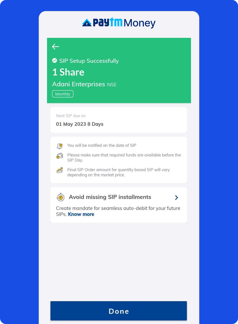 Start Your First Equity SIP With Few Clicks | Paytm Money Blog