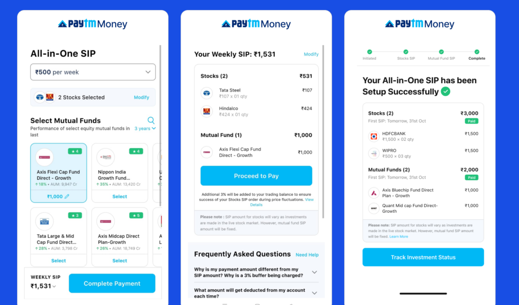 Explore All-in-one SIP | Paytm Money Blog